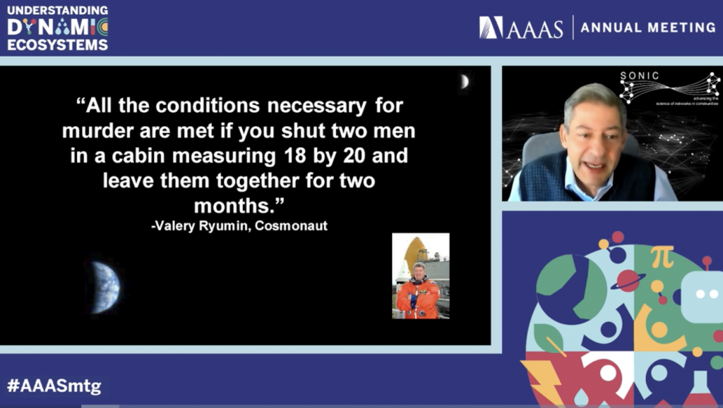 Successful Session at the 2021 AAAS Annual Meeting – The Science of Networks in Communities (SONIC)